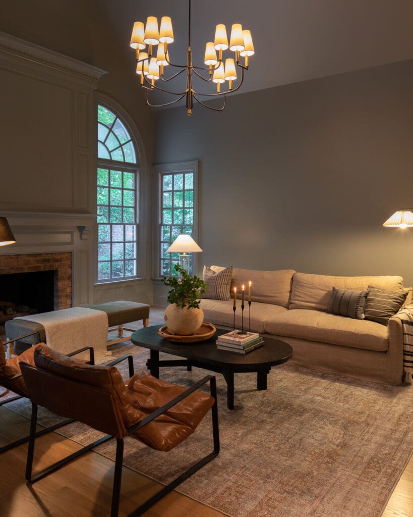 Our Painted Living Room With Pigeon by Farrow & Ball - Chris Loves Julia