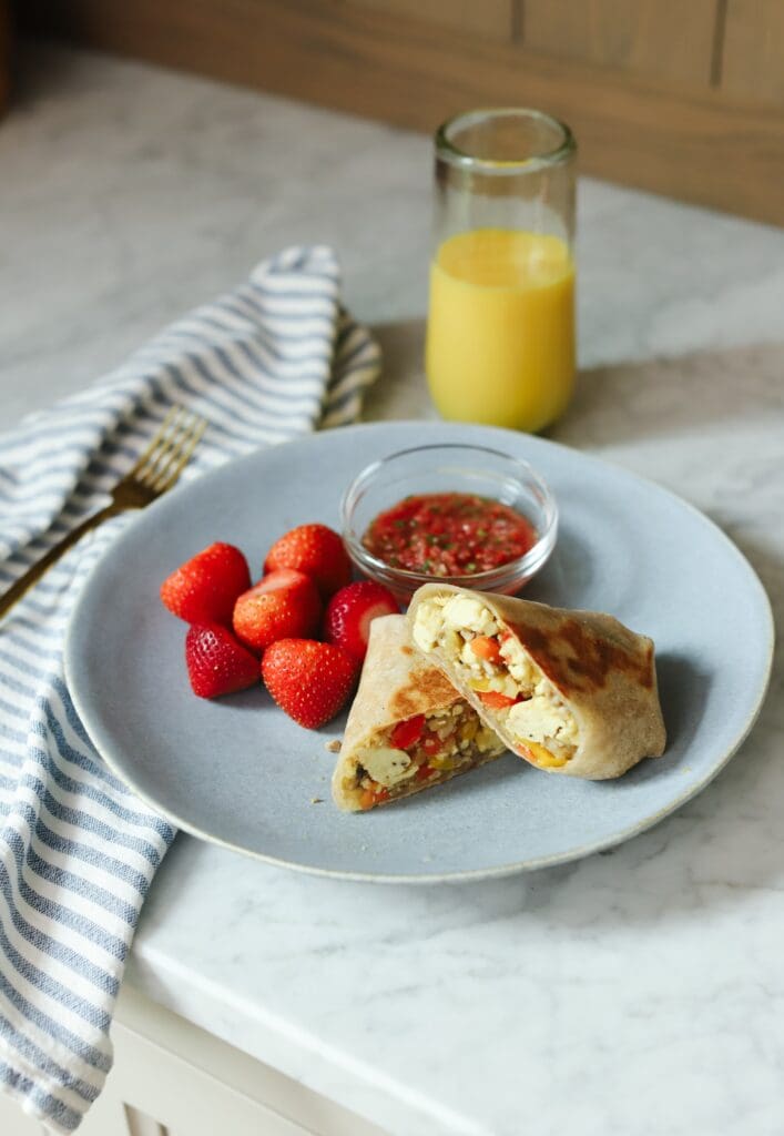 High-Protein Breakfast Wraps | Kid-Friendly Meal Prep - Chris Loves Julia