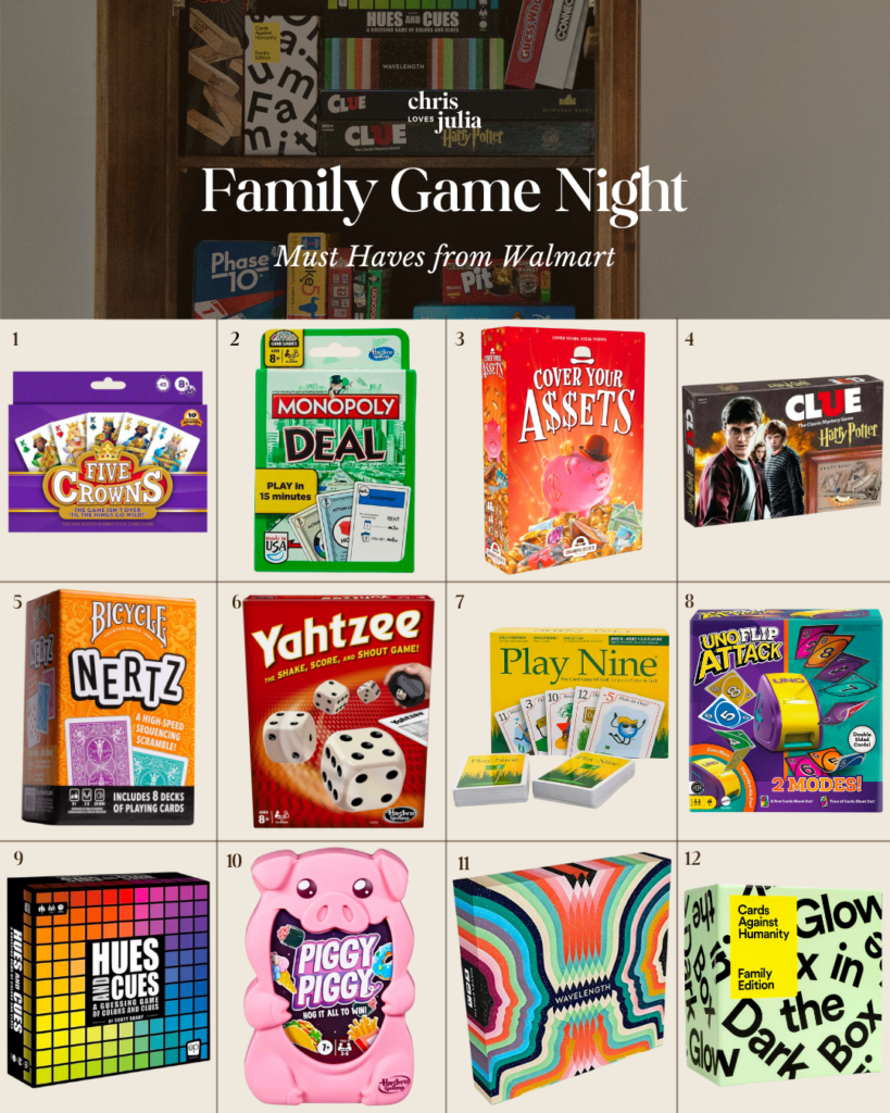 Our Favorite Games to Play as a Family - Chris Loves Julia