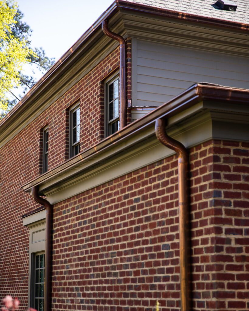 Sealing the Copper Gutters—and Not a Moment Too Soon - Chris Loves Julia